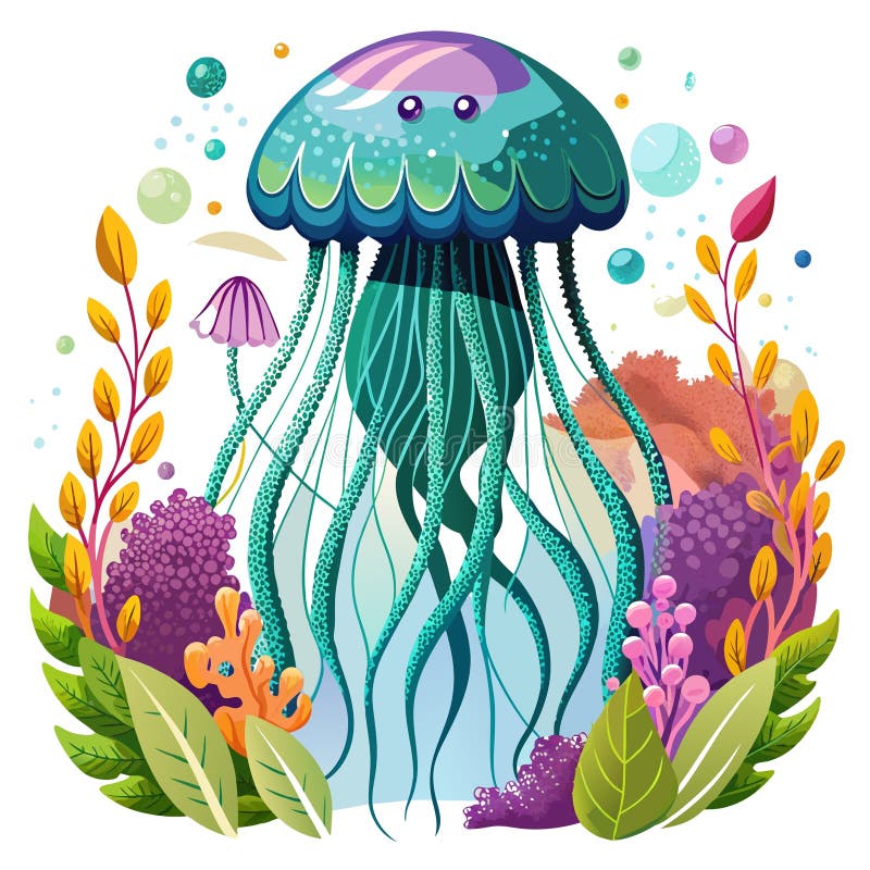 Colossal Squid Sad Rests Room Vector Stock Illustration - Illustration ...