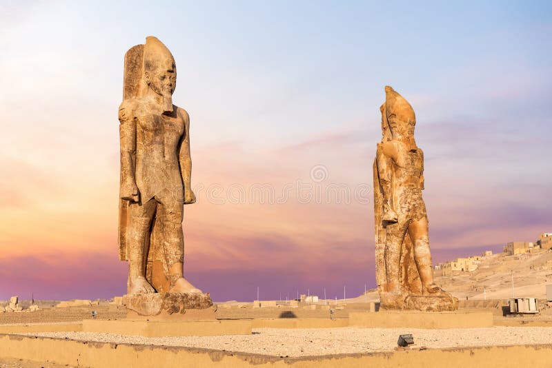 The Colossal Statues, Valley of Kings, Mortuary Temple of Thutmose III ... The Colossal Statues, Valley of Kings, Mortuary Temple of Thutmose III ...