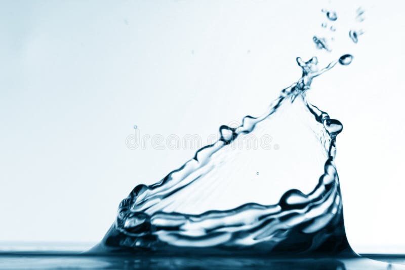 Colossally Blue Watersplash Stock Image - Image of concentric, bubble ...