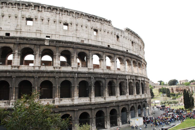 Colosseo stock photo. Image of lawn, europe, design, brick - 49481292
