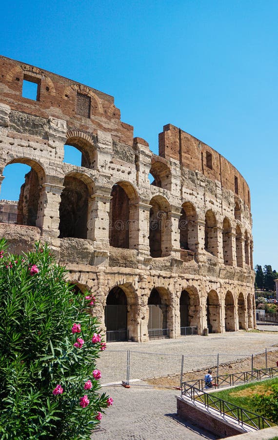 Colosseum stock image. Image of sunrise, amphitheatre - 276946955