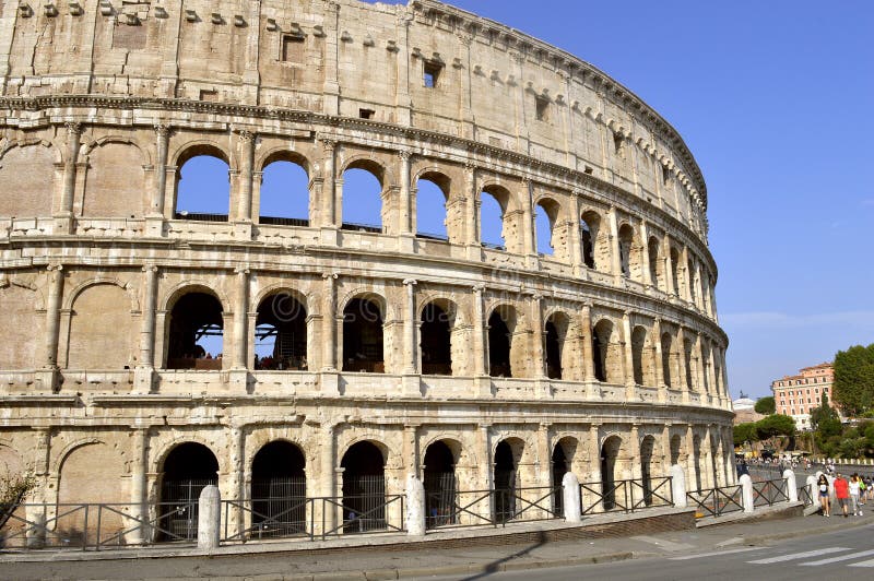 Colosseum Amfiteater, Rome, Italien Redaktionell Bild - Bild av ...