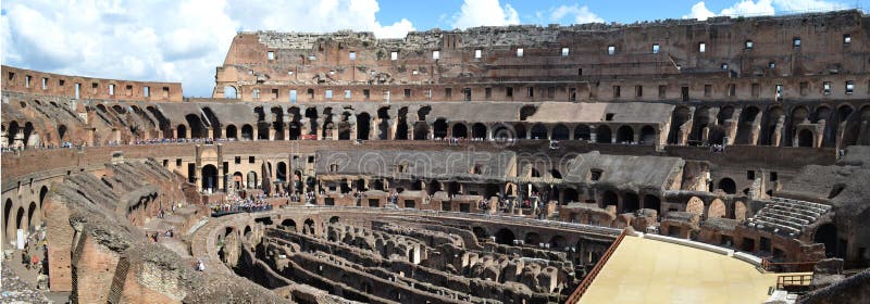 The Colosseum arena stock image. Image of duel, titus - 55814293