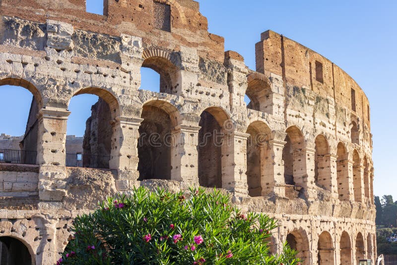 Colosseum Coliseum Building in Rome, Italy Stock Photo - Image of ...