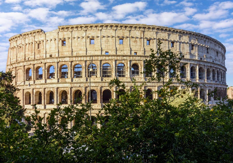 Colosseum Coliseum Building in Rome, Italy Stock Photo - Image of ...