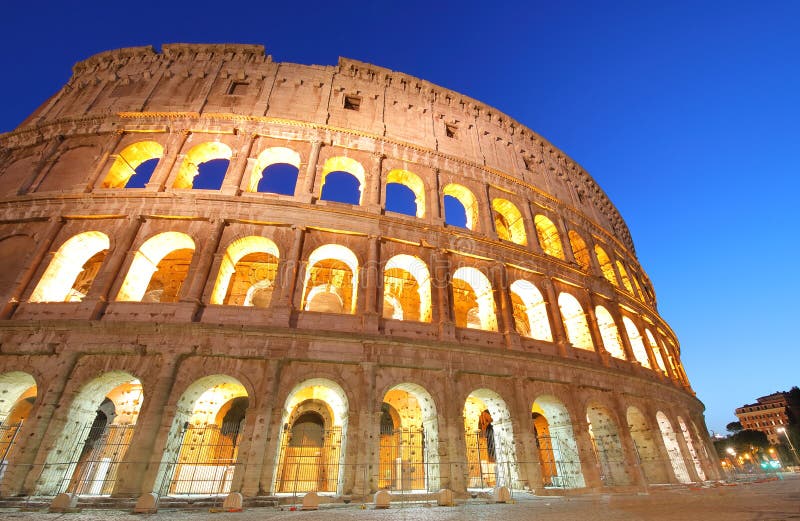 Colosseum Historical Building Rome Italy Stock Image - Image of ...
