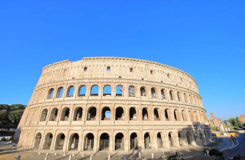 Colosseum Historical Building Rome Italy Stock Image - Image of ...
