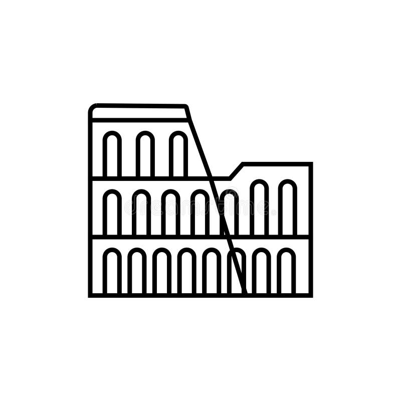Colosseum Pictogram Stock Illustrations – 180 Colosseum Pictogram Stock ...
