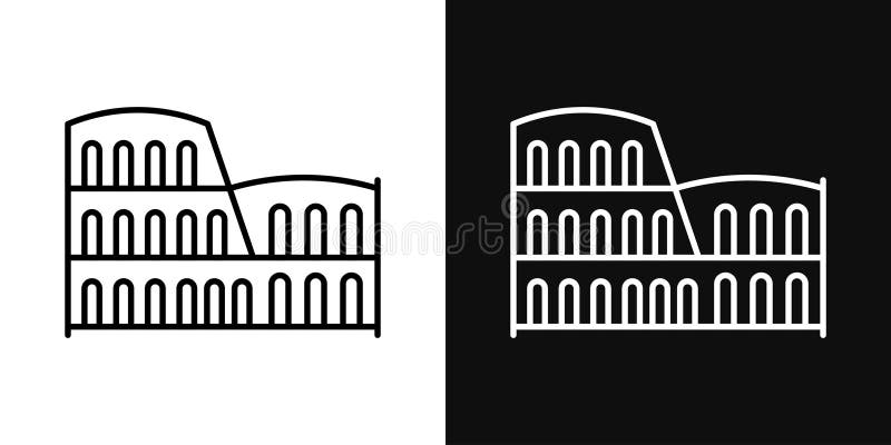 Colosseum Pictogram Stock Illustrations – 187 Colosseum Pictogram Stock ...