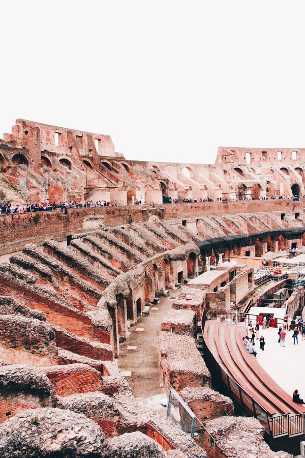Inside the Colosseum editorial photography. Image of rome - 17580997