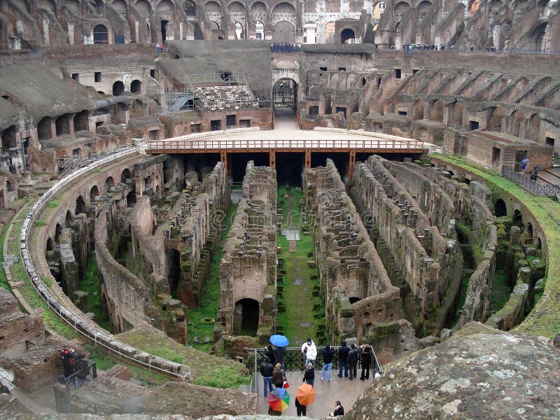 Colosseum interior stock photo. Image of amphitheatrum - 16656086
