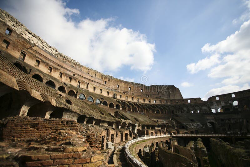Colosseum Interior stock image. Image of roman, ancient - 19155887