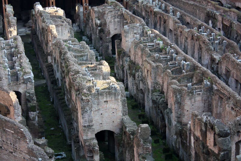 Colosseum in Italy Rome Day Time Stock Image - Image of arena ...