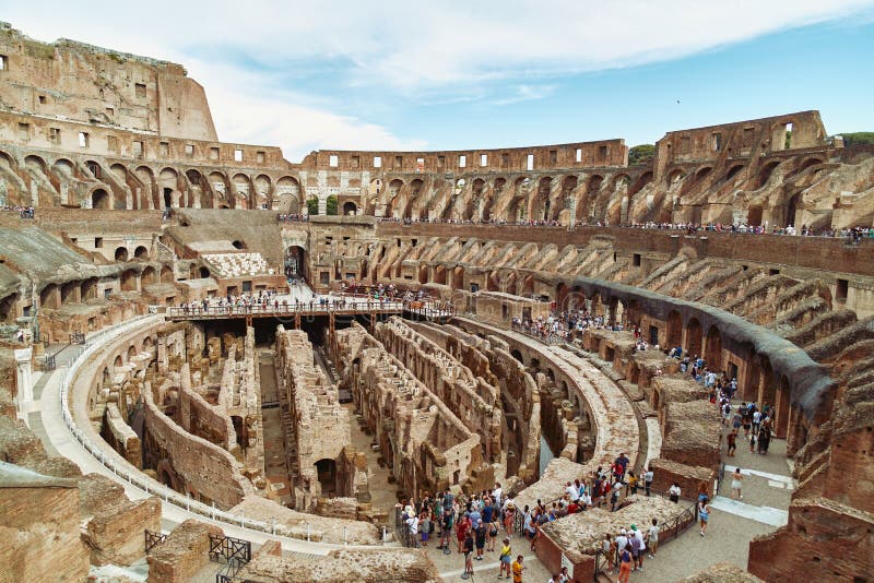 The Colosseum - Largest Amphitheatre Editorial Photography - Image of ...