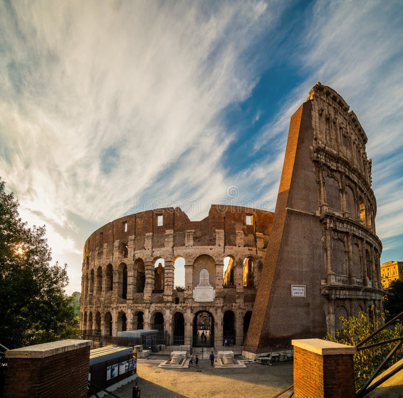 Colosseum, the Largest Ancient Amphitheatre Ever Built Editorial Image ...