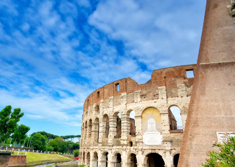 The Colosseum Located in Rome, Italy Stock Image - Image of arena ...
