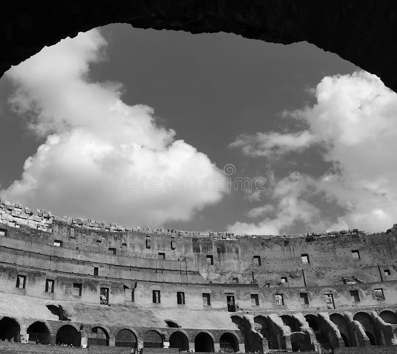 484 Black White Colosseum Rome Stock Photos - Free & Royalty-Free Stock ...