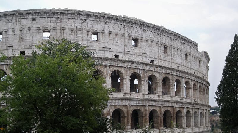 Colosseum in Rome stock photo. Image of town, european - 130538540