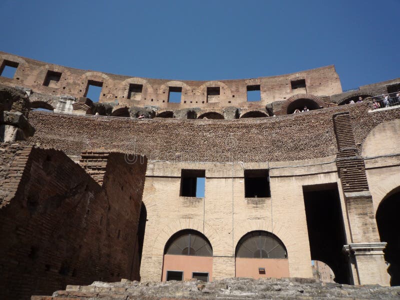 Colosseum , Rome - Grandstand Details, Showing Infrastructure Stock ...