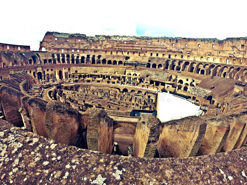 Colosseum Rome interior stock photo. Image of rome, colosseum - 45415892