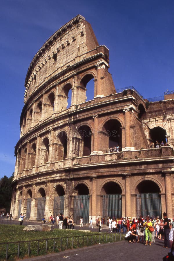 The Colosseum.Rome.Italy. editorial stock photo. Image of famous - 1595248