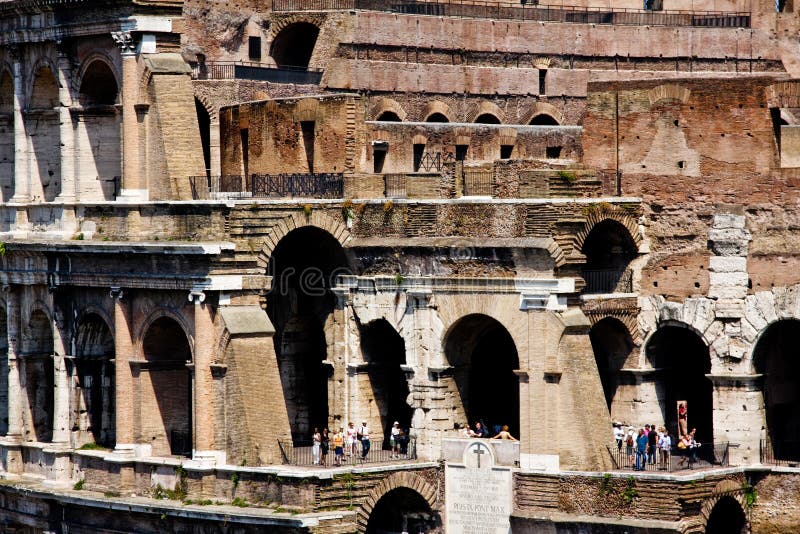 The Colosseum in Rome, Italy Stock Image - Image of column, colosseum ...