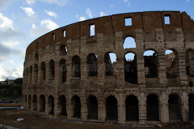 Colosseum in Rome editorial stock photo. Image of dusk - 342223793