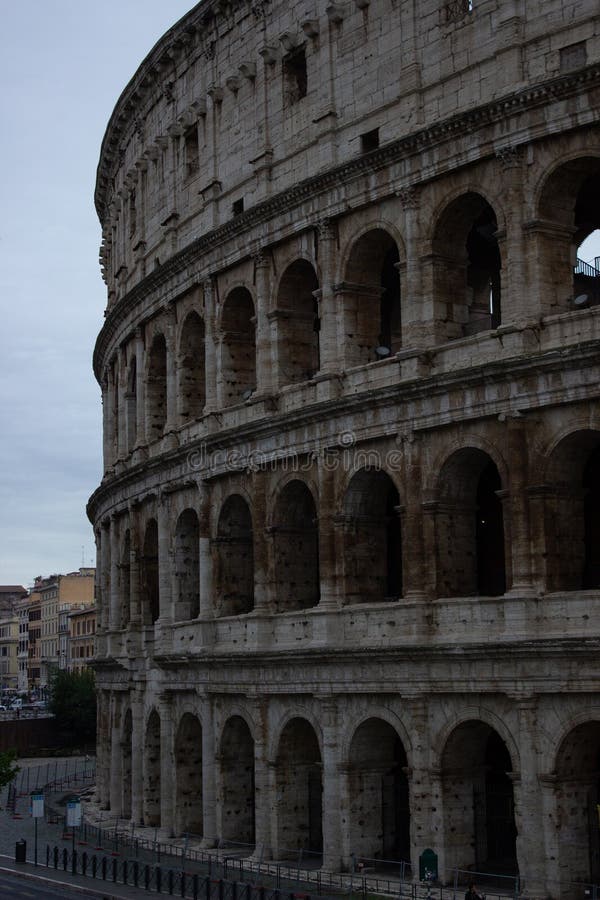 Colosseum in Rome editorial stock image. Image of dawn - 342223919