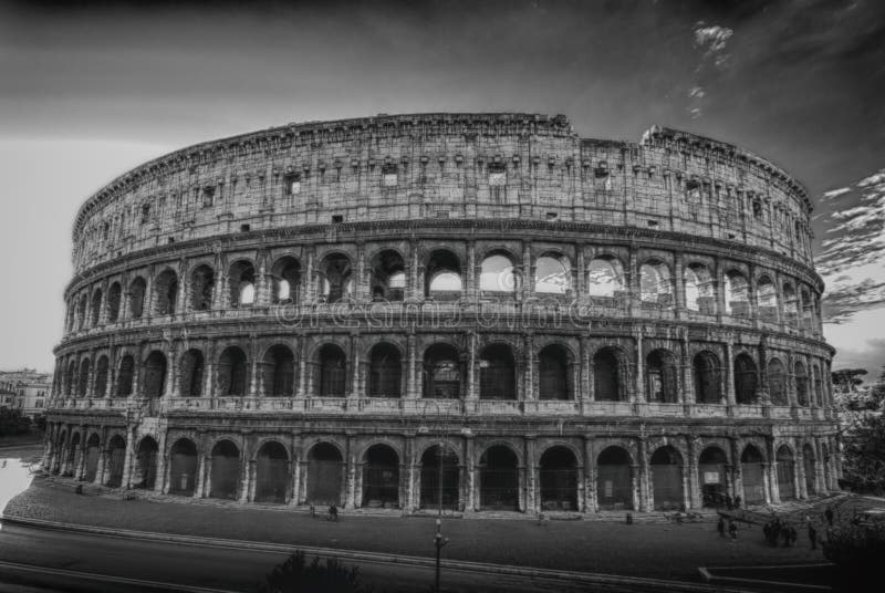 Colosseum in Rome, Italy stock photo. Image of arena - 92308900