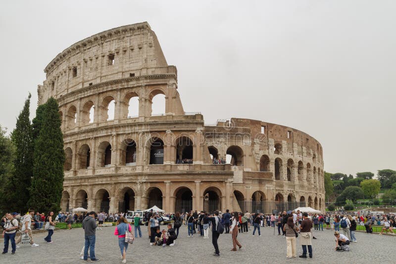 The Colosseum, Rome editorial image. Image of building - 348447945