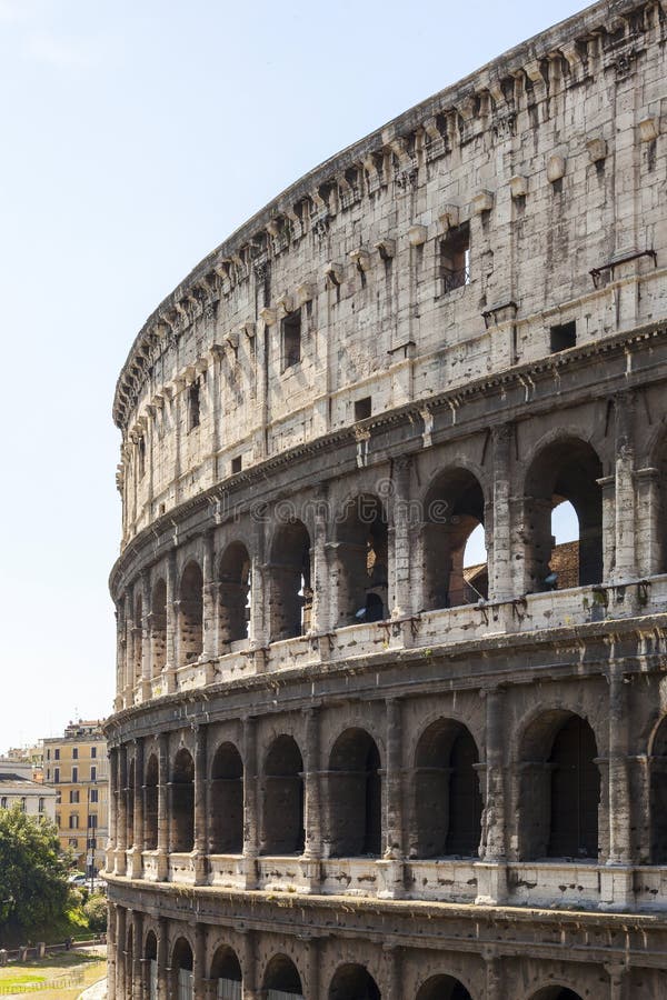 Colosseum in Rome, Italy stock image. Image of stadium - 204944989