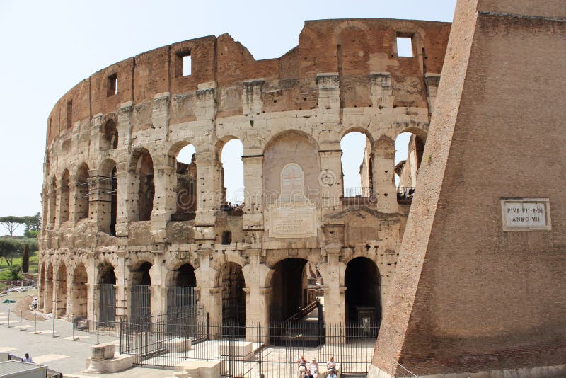 Colosseum stock photo. Image of wall, architecture, colosseum - 61558064