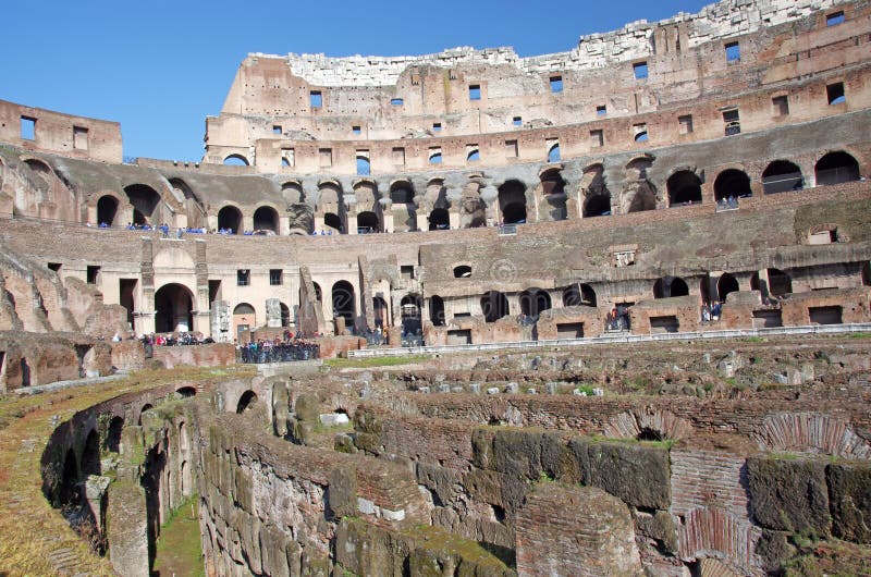 Colosseum ruins stock image. Image of antiquity, fight - 20269581