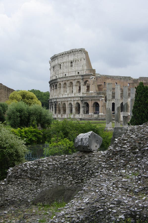 Colosseum s Ruins stock image. Image of corinthian, building - 5414813