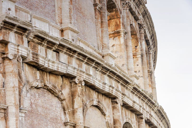 Colosseum Stadium Building in Rome Stock Photo - Image of colosseo ...