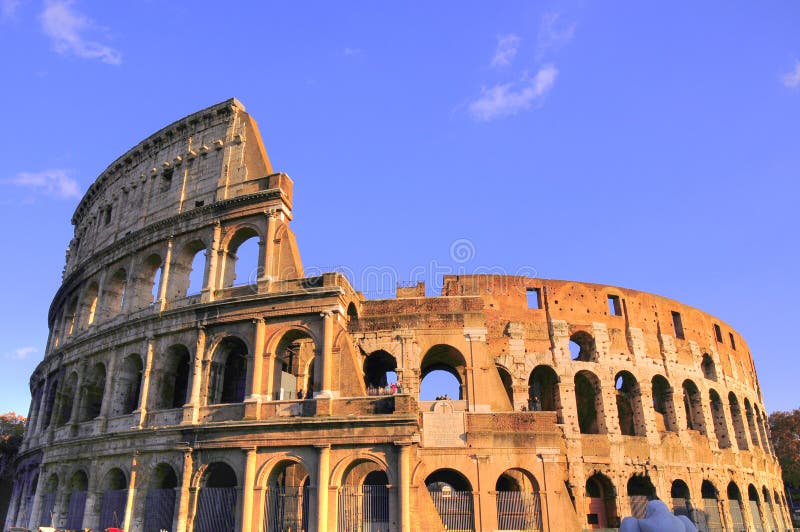 Colosseum van Rome stad stock afbeelding. Image of colosseum - 15376163