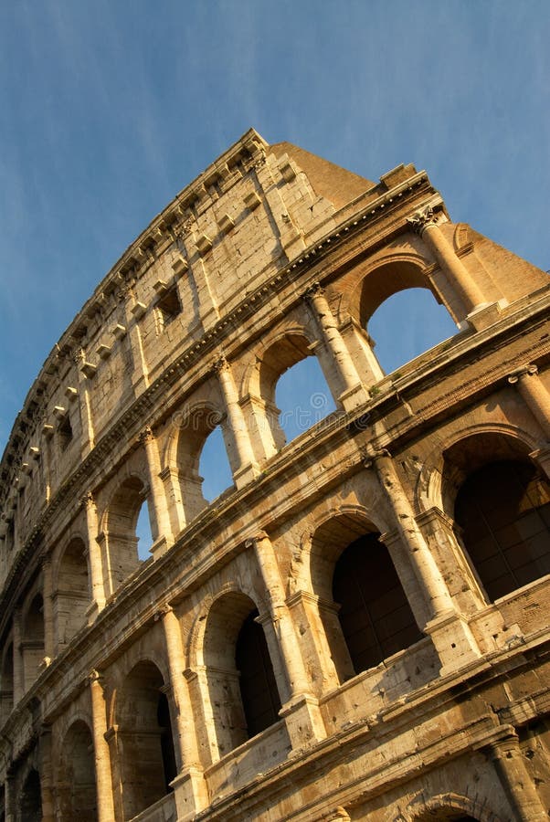 Colosseum vertical stock image. Image of empire, architecture - 1664795