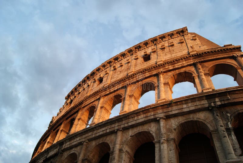 Colosseums archs stock photo. Image of space, coliseum - 17338708