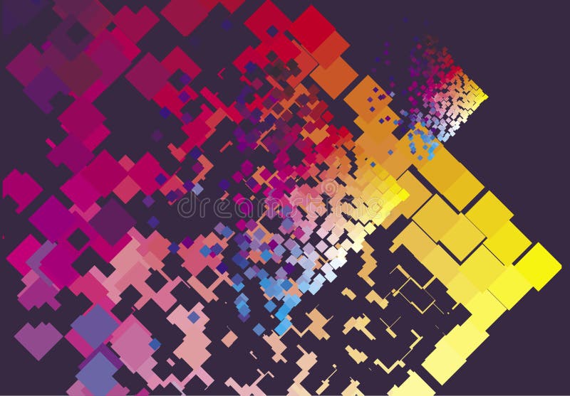 Digital colour background stock illustration. Illustration of effects ...