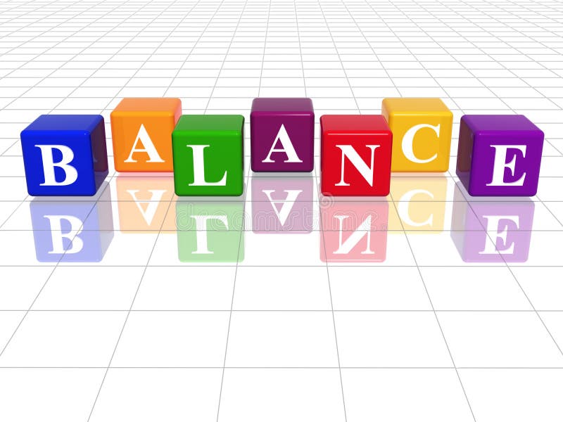 Colour balance stock illustration. Illustration of equal - 10094032