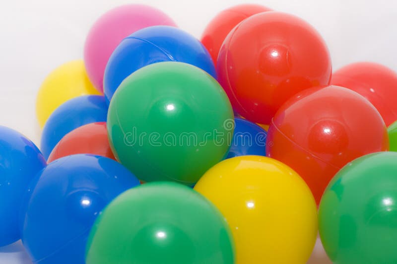 Colour balls stock image. Image of preschool, ball, play - 32789743