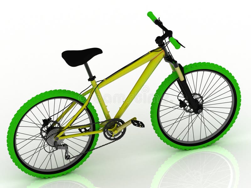 Colour Bike stock illustration. Illustration of extreme - 76904537