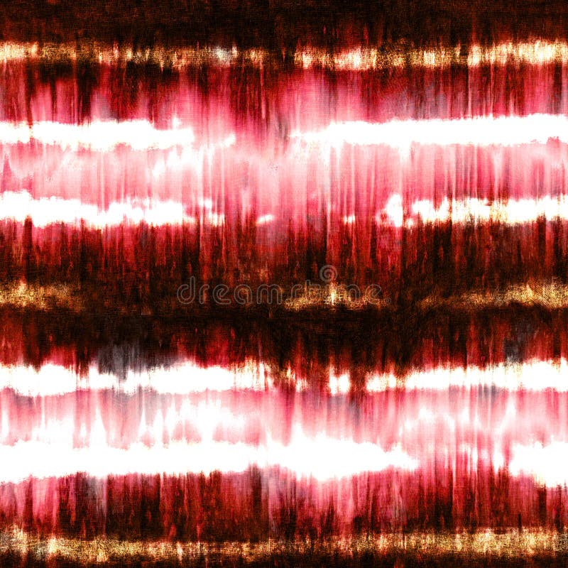 Colour Bleed Red Stripe Tie Dye Print Stock Image - Image of abstract ...
