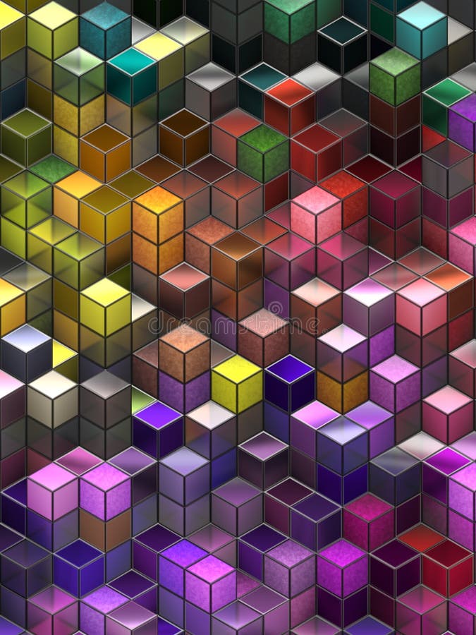 Colour blocks stock illustration. Illustration of stack - 62908959