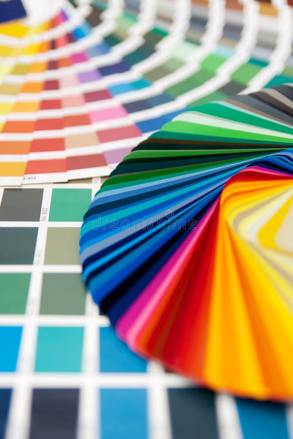 RAL Sample Colors Catalogue Stock Image - Image of coloured, palette ...