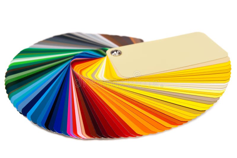 RAL Sample Colors Catalogue Stock Image - Image of coloured, palette ...