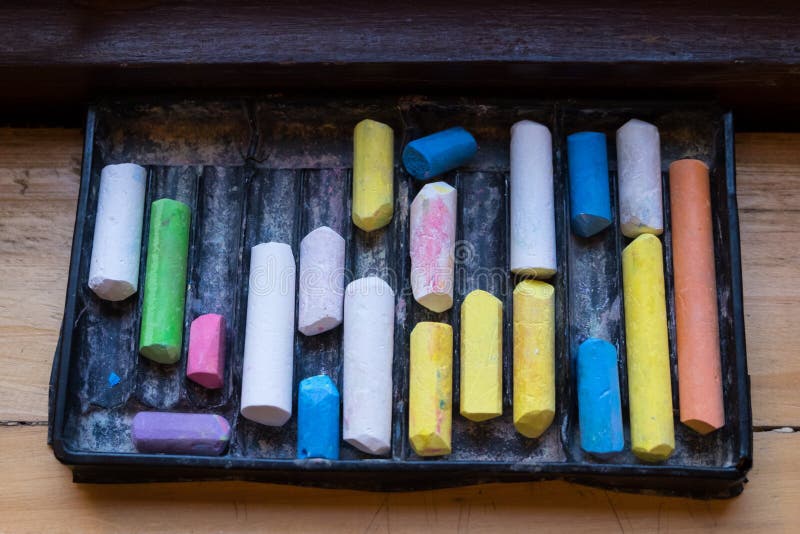 Colour chalk stock photo. Image of color, colored, colour - 68886592