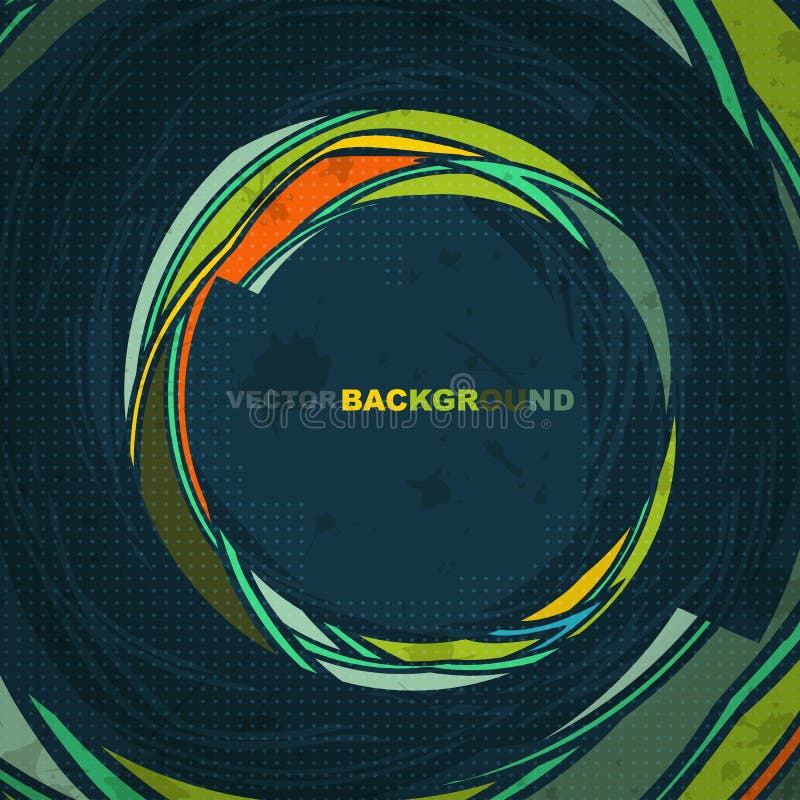 Colour Circle Form. Abstract Background. Stock Vector - Illustration of ...