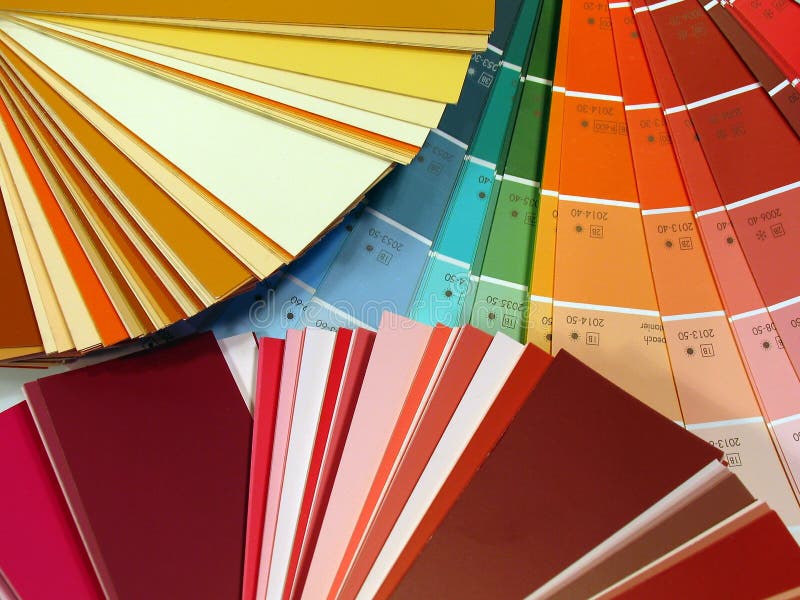 Colour design stock image. Image of pink, selection, palette - 349729