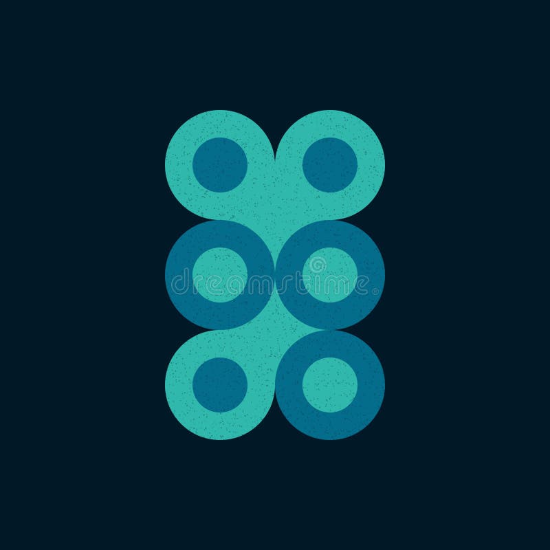 Colour Dots Universe Logo Art Design Illustration Stock Vector ...